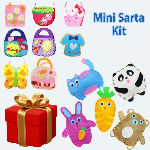 Mini-Sarta™ | Kit di Cucito Divertenti per Bambini – DonoMio